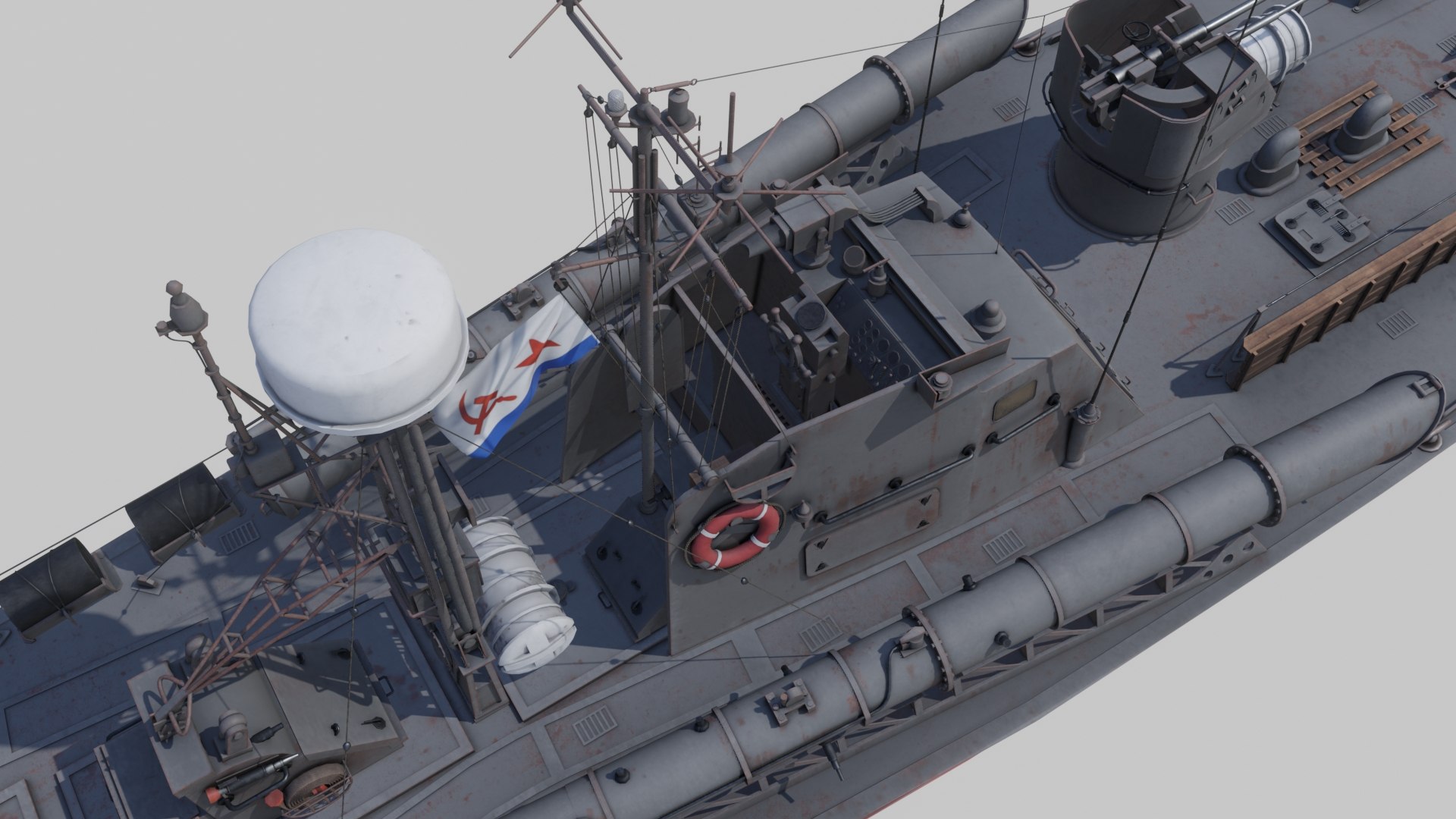 3D torpedo boat project model - TurboSquid 1712111