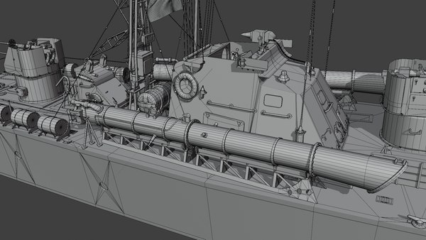 3D torpedo boat project model - TurboSquid 1712111