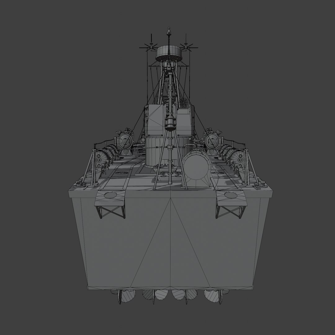3D torpedo boat project model - TurboSquid 1712111