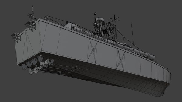 3D torpedo boat project model - TurboSquid 1712111