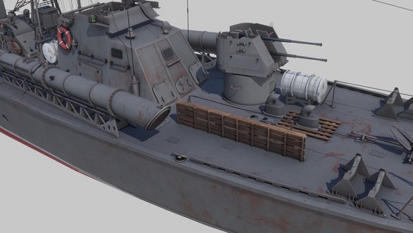 3D torpedo boat project model - TurboSquid 1712111