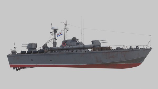 3D torpedo boat project model - TurboSquid 1712111