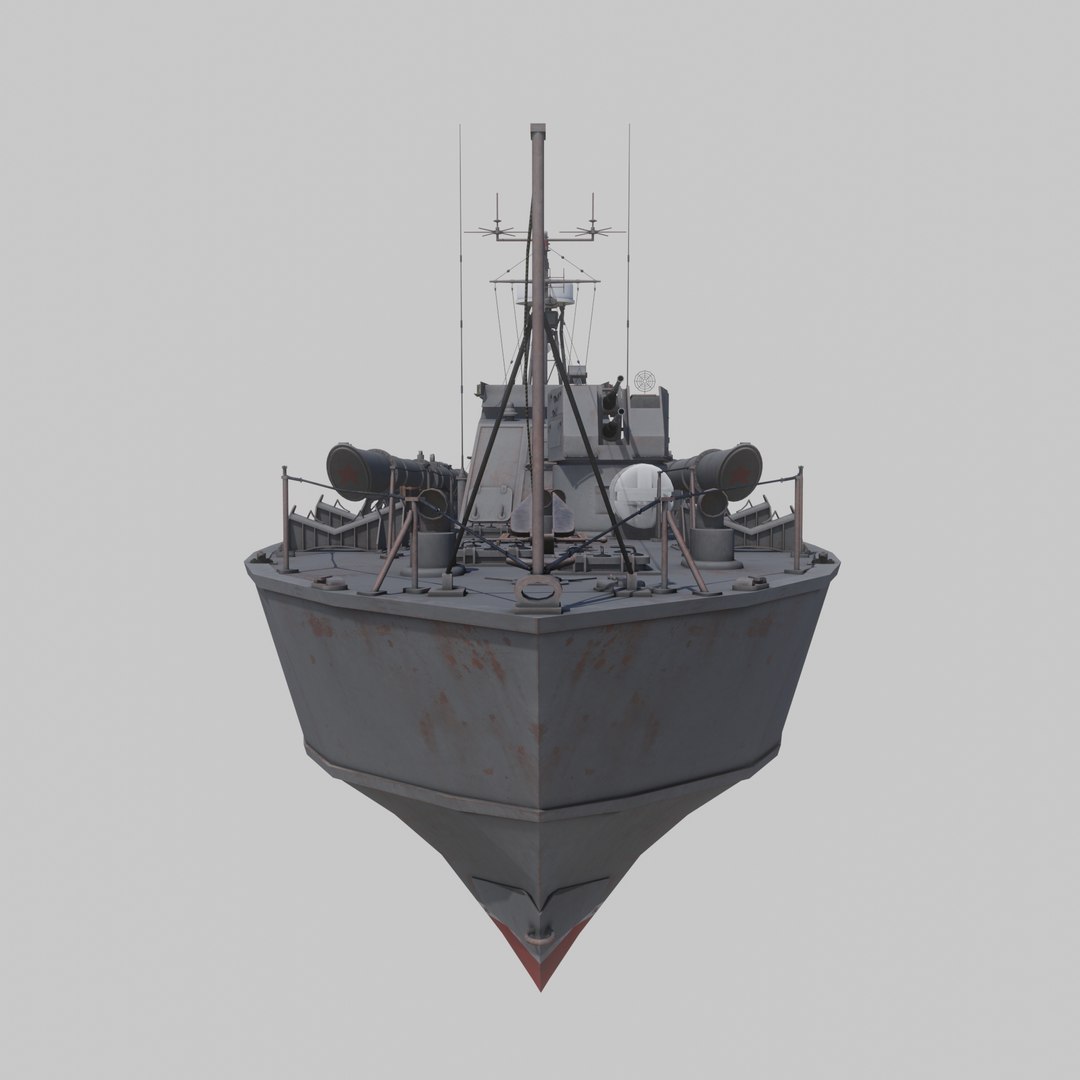3D Torpedo Boat Project Model - TurboSquid 1712111