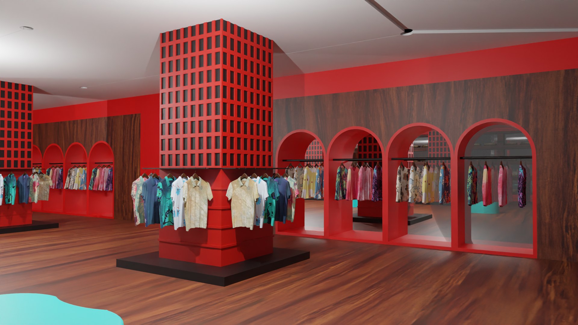 Clothing Store Interior 3D Model - TurboSquid 2157412