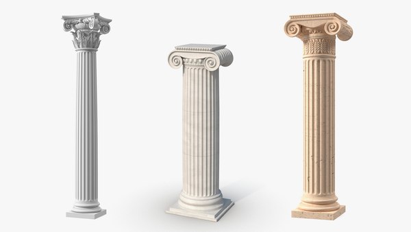 modelo 3d Colección de columnas compuestas - TurboSquid 2179093