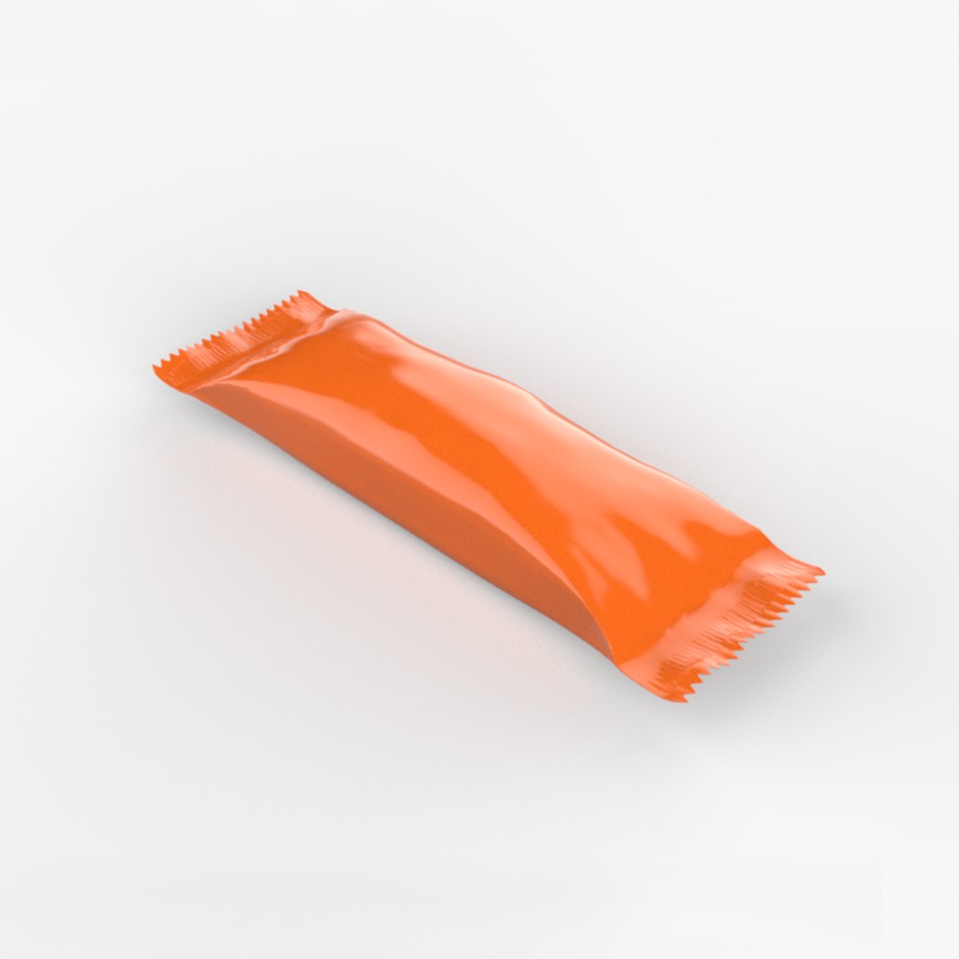 3D candy wrapper model - TurboSquid 1253965