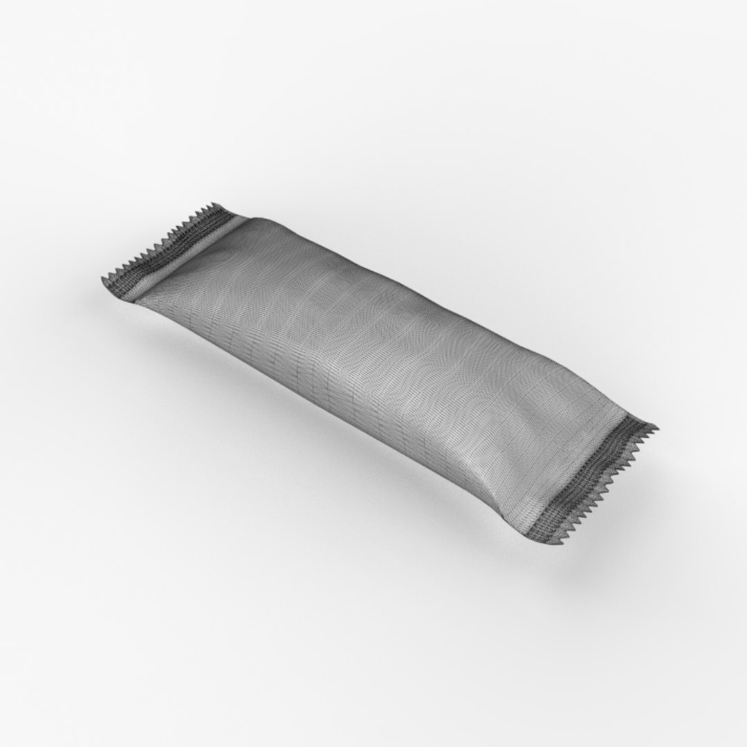 3D candy wrapper model - TurboSquid 1253965