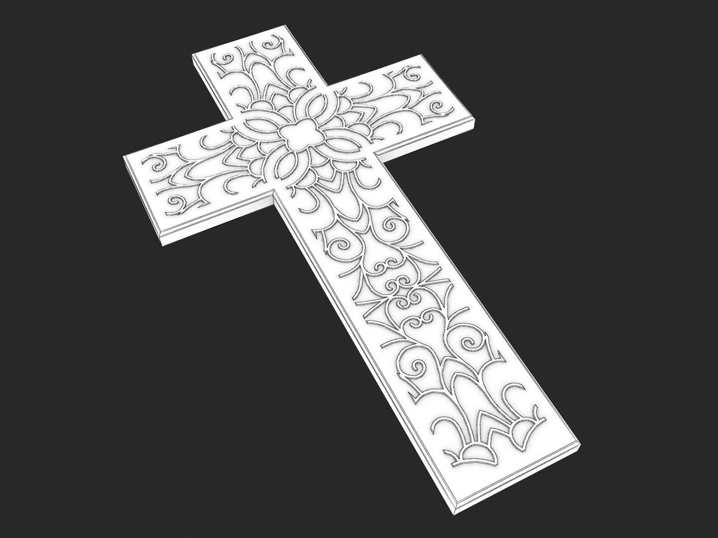 3D cross - TurboSquid 1455901