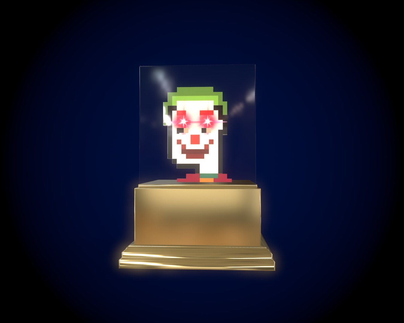 Gold Punk Low-poly 3D model - TurboSquid 1810517