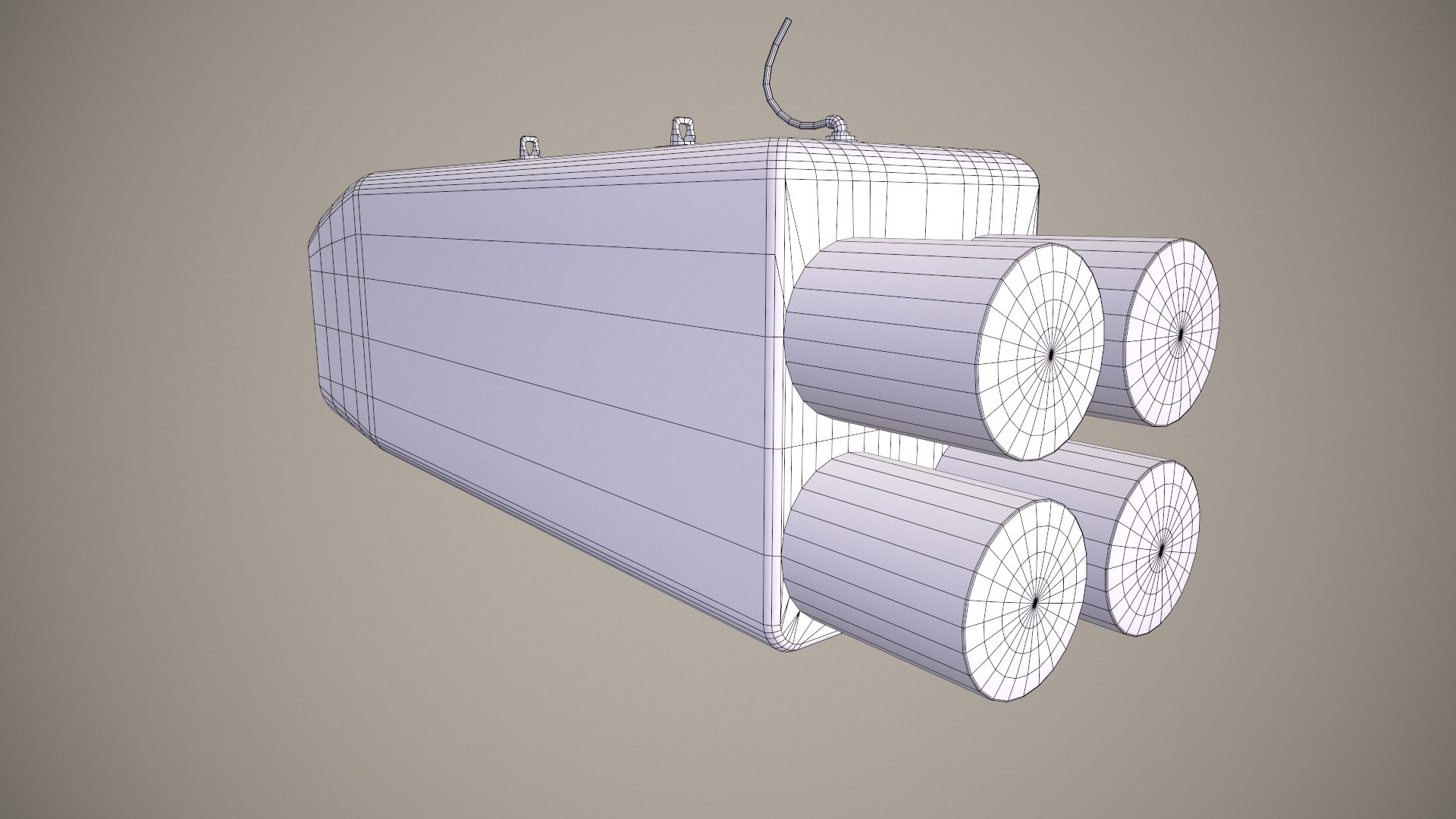 Launcher PARS 3LR With Missile X4 3D Model - TurboSquid 2208889