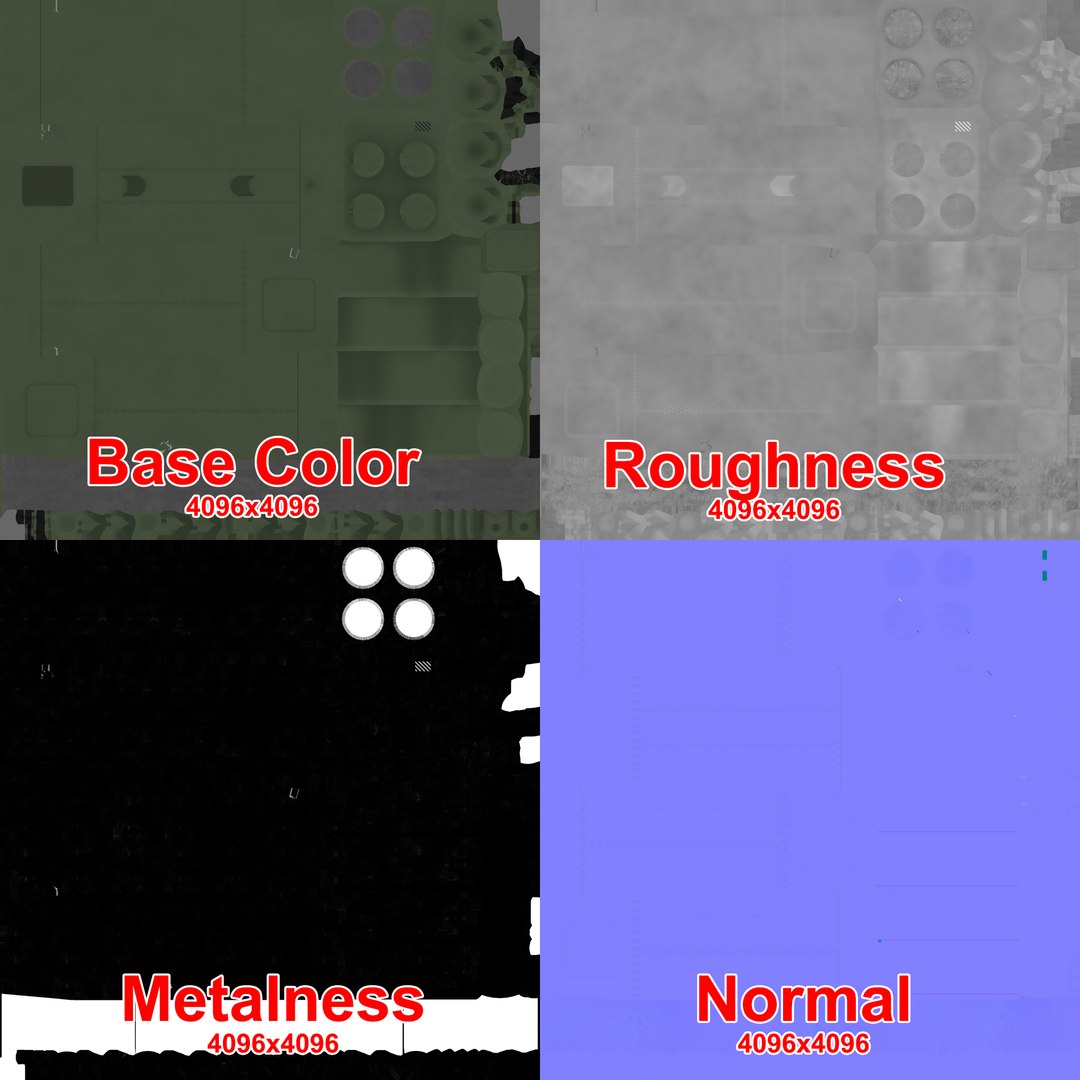 Launcher PARS 3LR With Missile X4 3D Model - TurboSquid 2208889