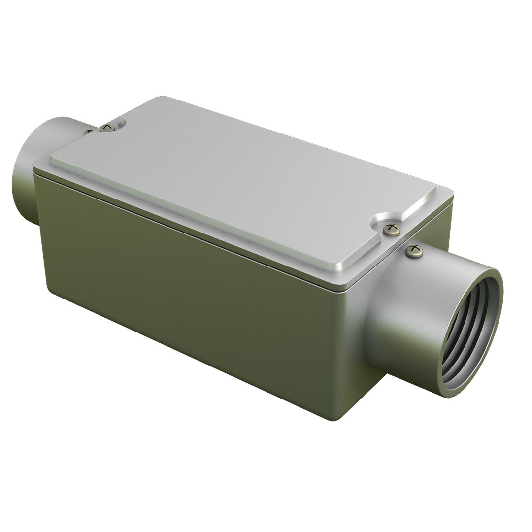 Small Electrical Junction Box 3d Model