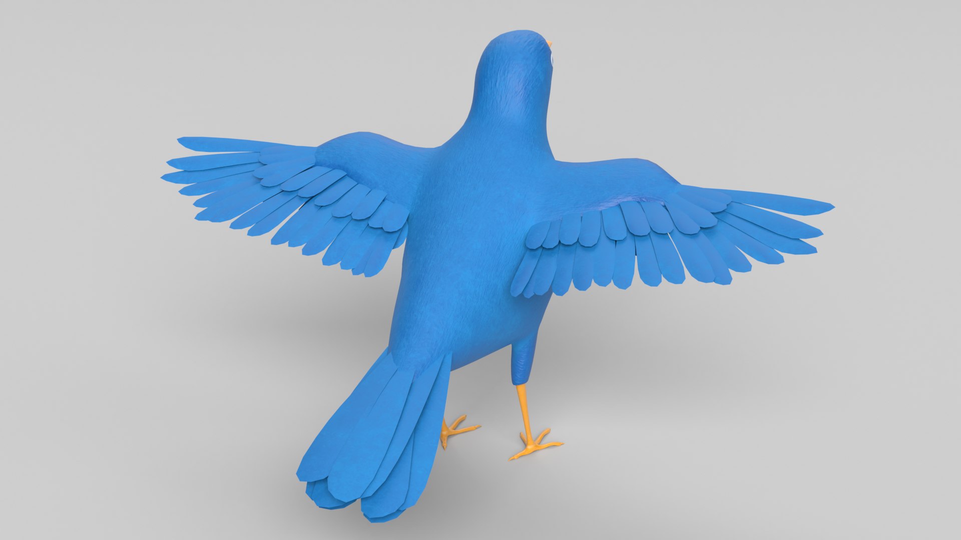 Cartoon Bluebird Bird 3D Model - TurboSquid 1681257