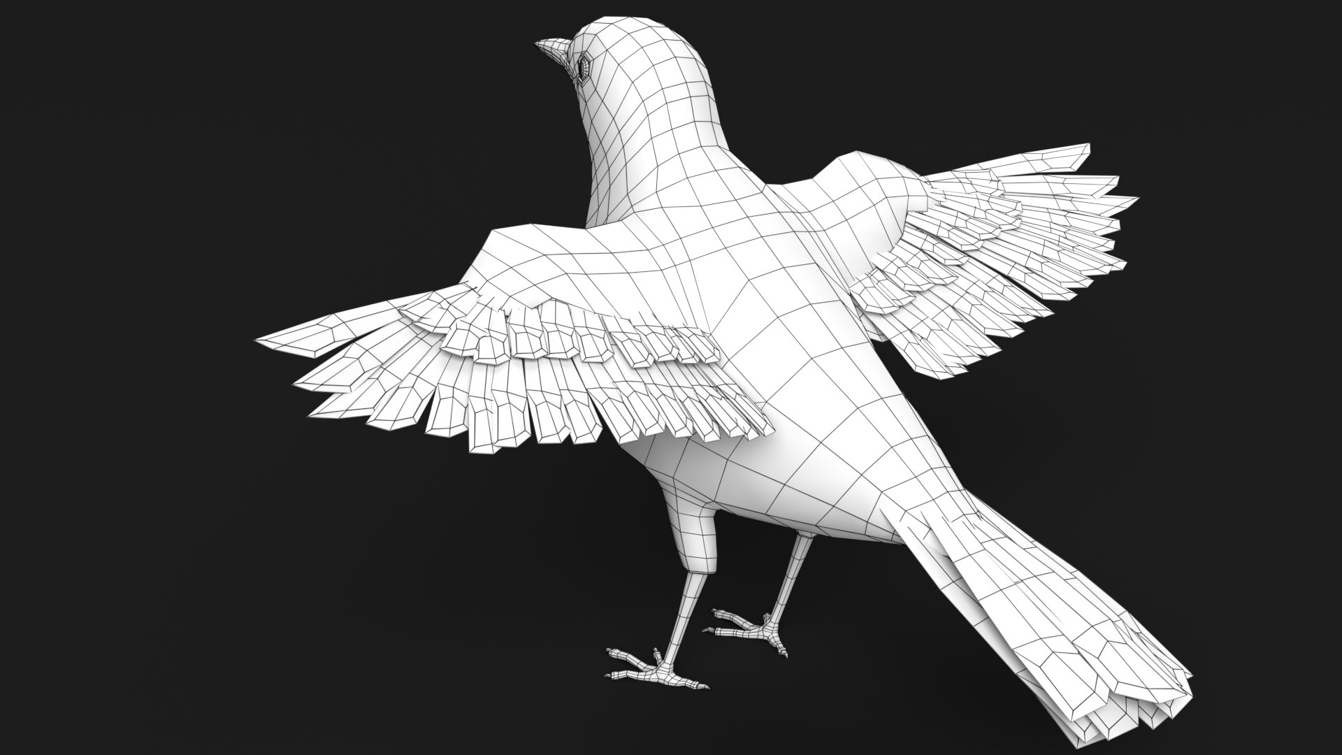 Cartoon Bluebird Bird 3D Model - TurboSquid 1681257