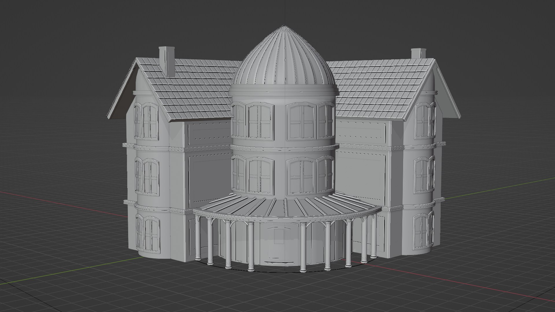 3D House Building City Architecture Realistic - TurboSquid 2130141