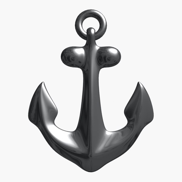 3D 3ds Max Anchor cartoon ship