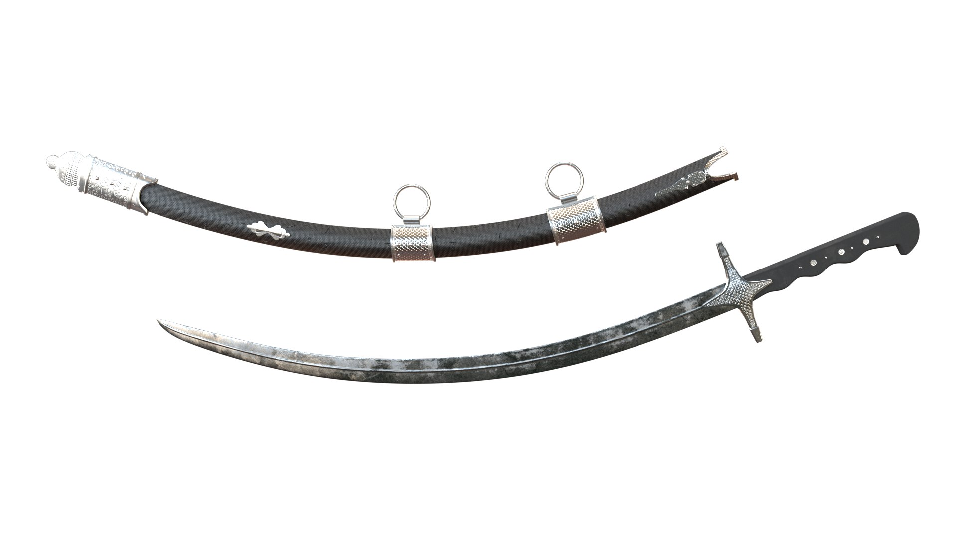 3D Model Arabic Sword - TurboSquid 2084702