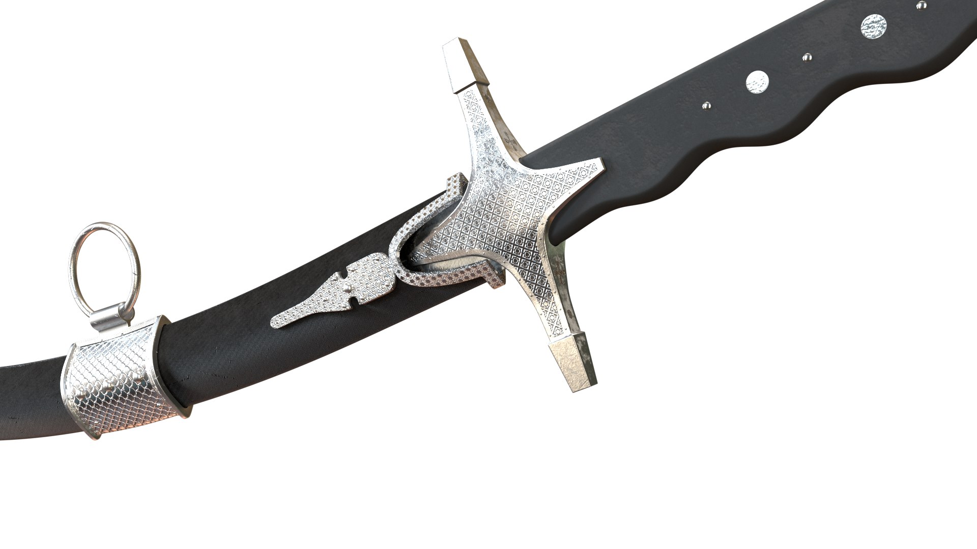 3D Model Arabic Sword - TurboSquid 2084702