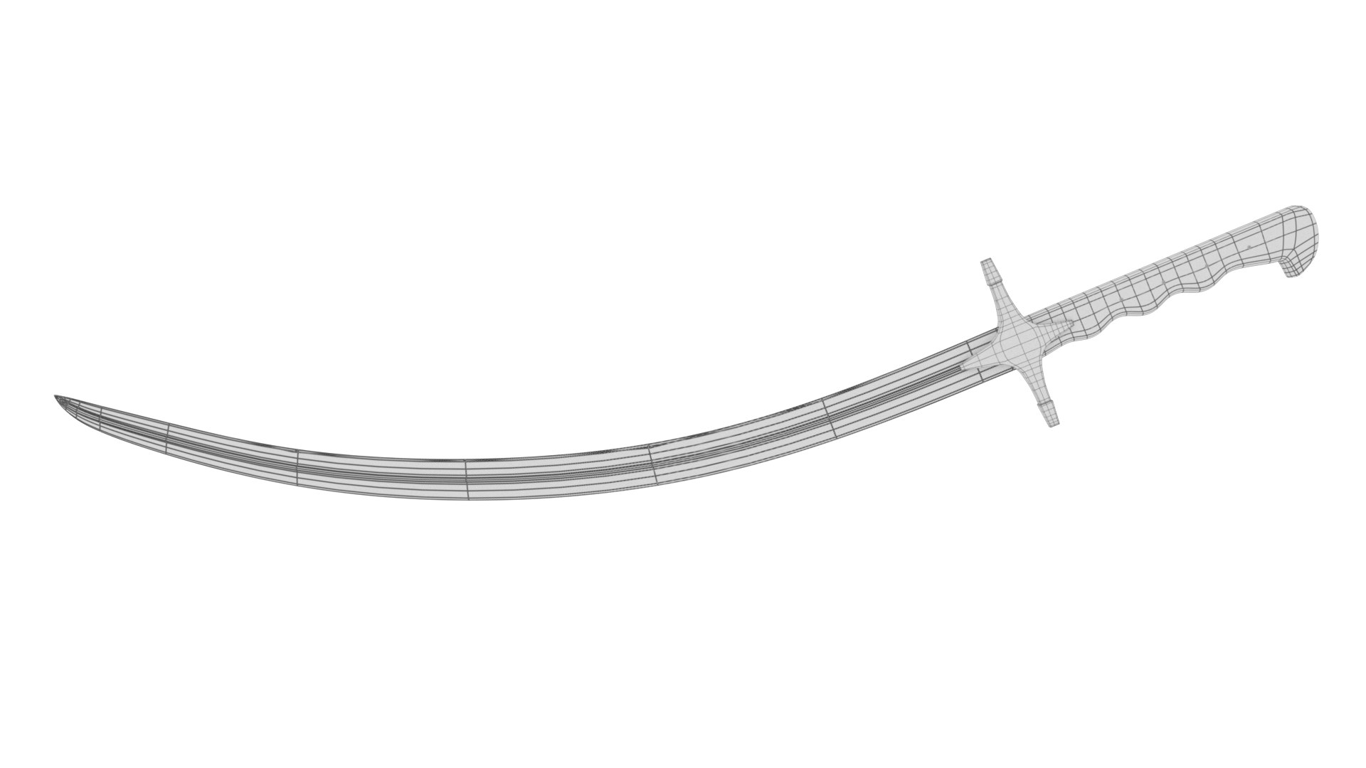3D Model Arabic Sword - TurboSquid 2084702