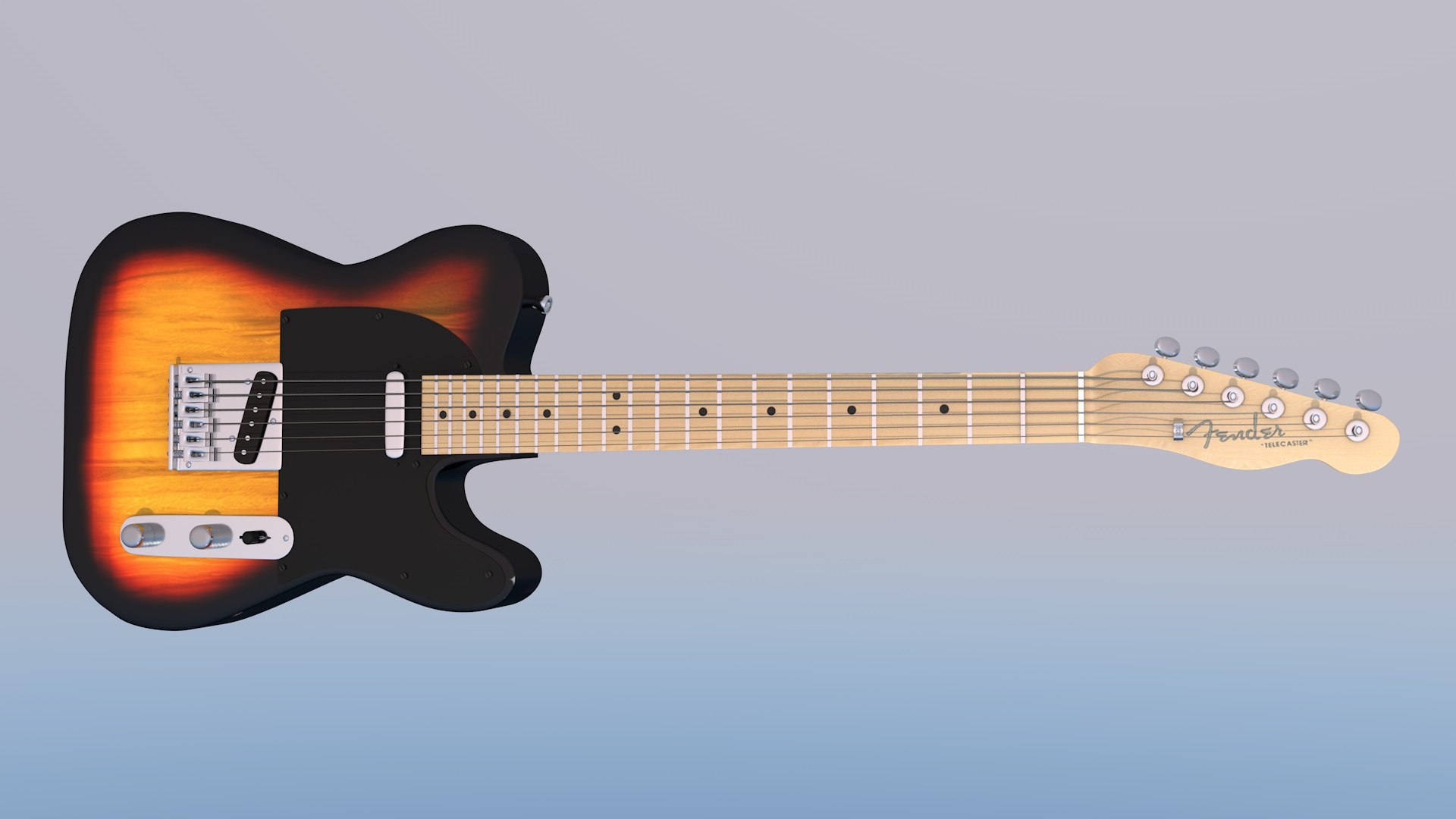 3d Model Fender Telecaster