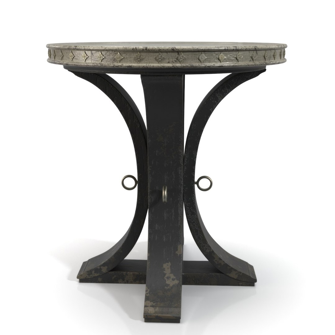 Sanctuary French 75 Champagne Table PBR Model - TurboSquid 2222607