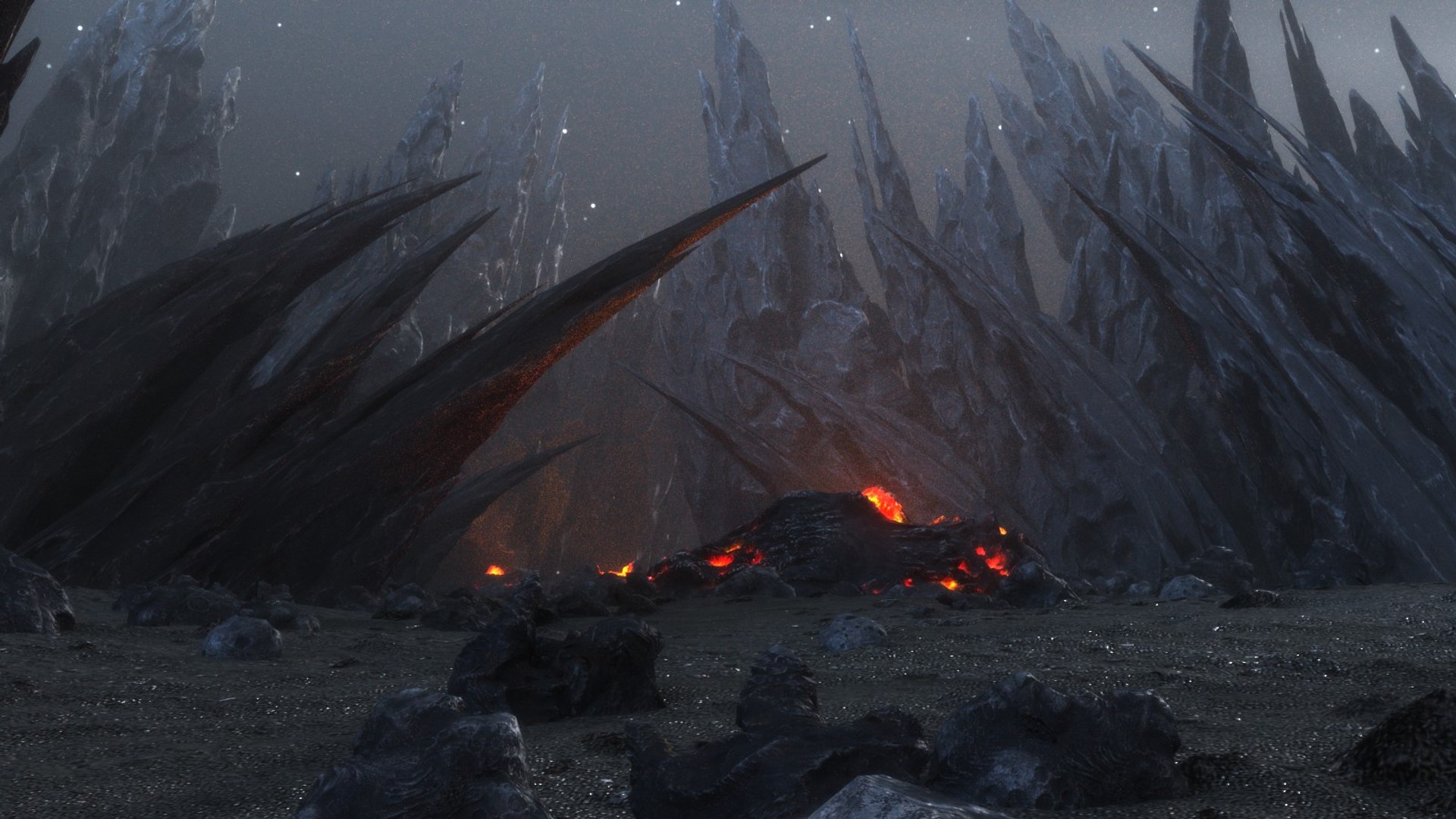 3D Model Dark Planet Hd - TurboSquid 1322825