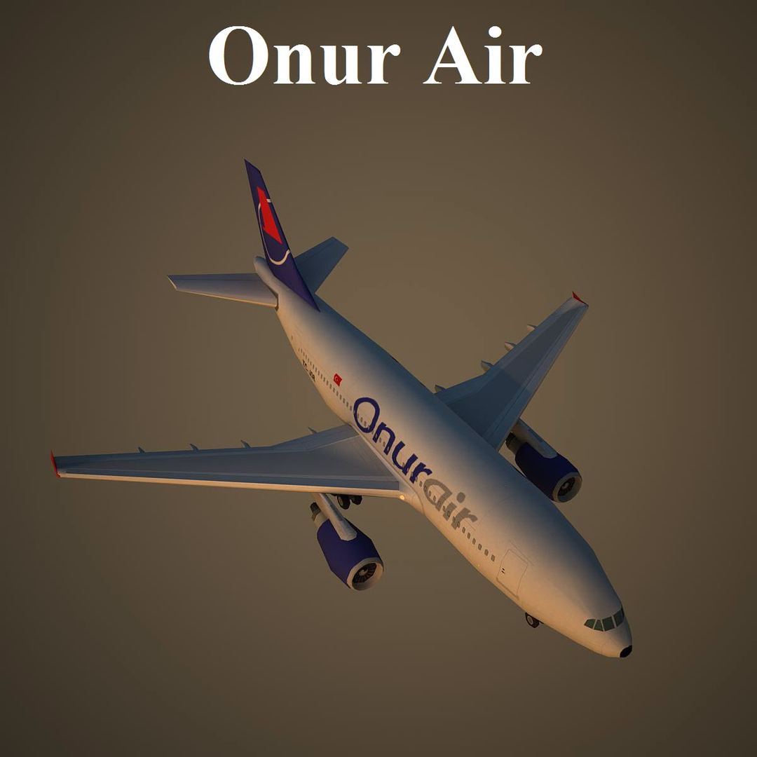 3d model airbus a-310 airlines