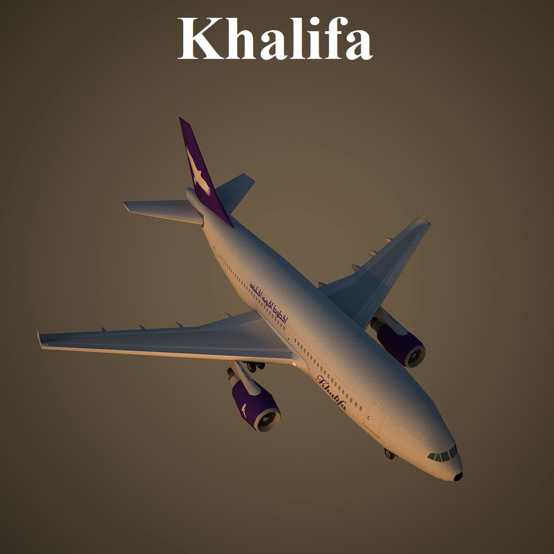 3d Model Airbus A-310 Airlines