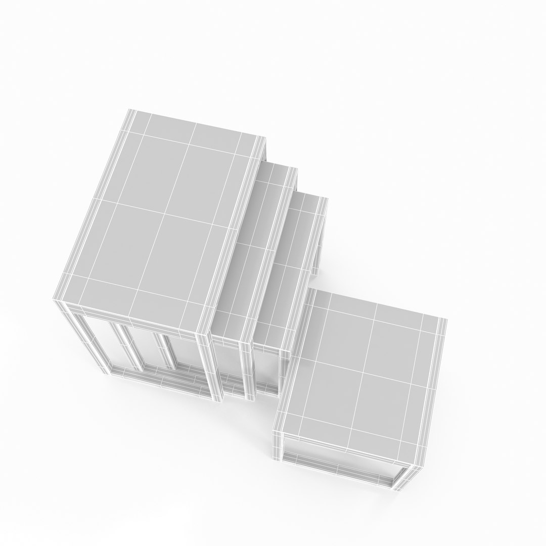 3d model albers nesting tables