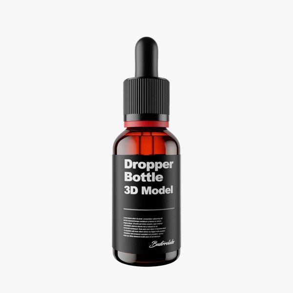 Dropper Bottle model - TurboSquid 1957401