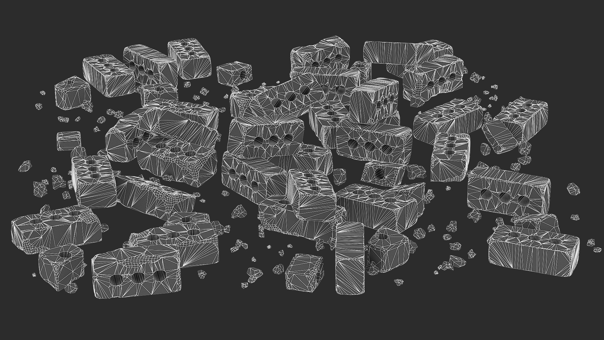 3D Model Brick Debris 1 - TurboSquid 2132055