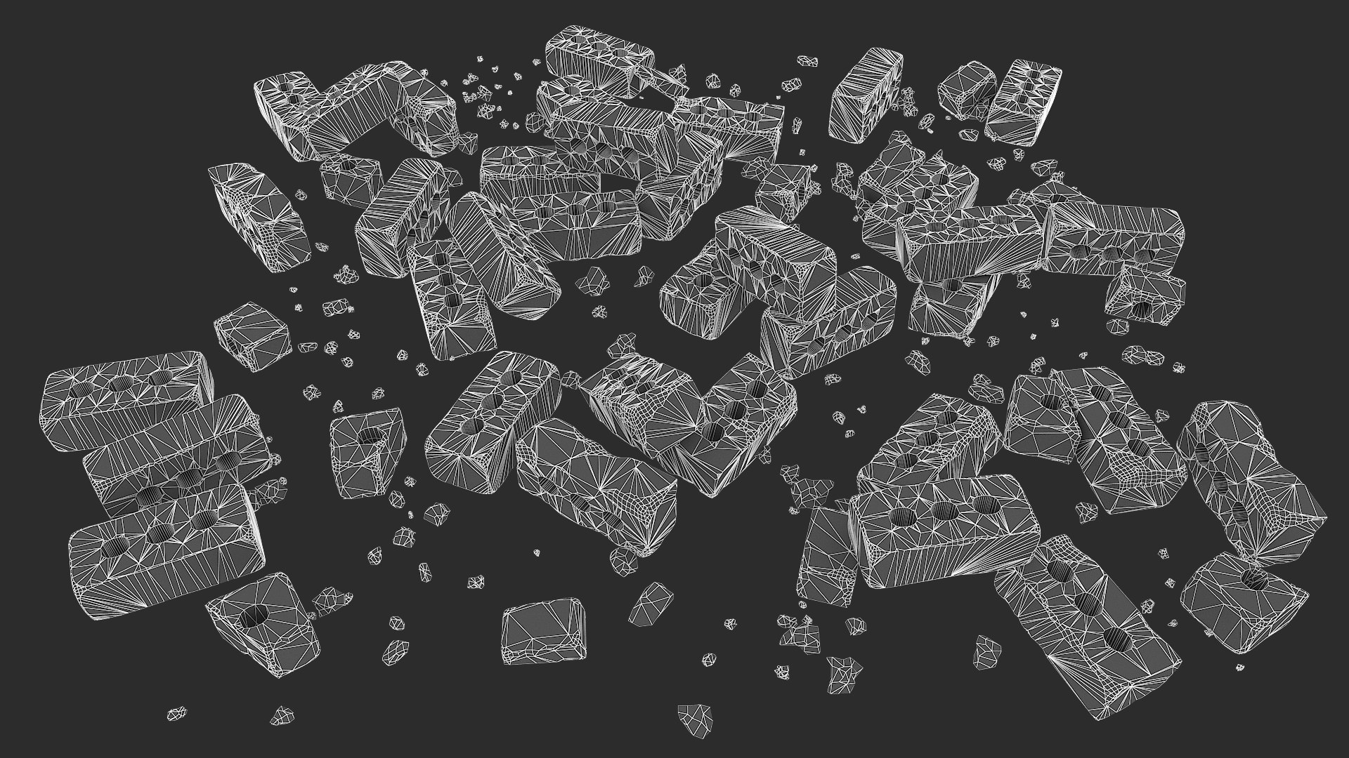 3D Model Brick Debris 1 - TurboSquid 2132055