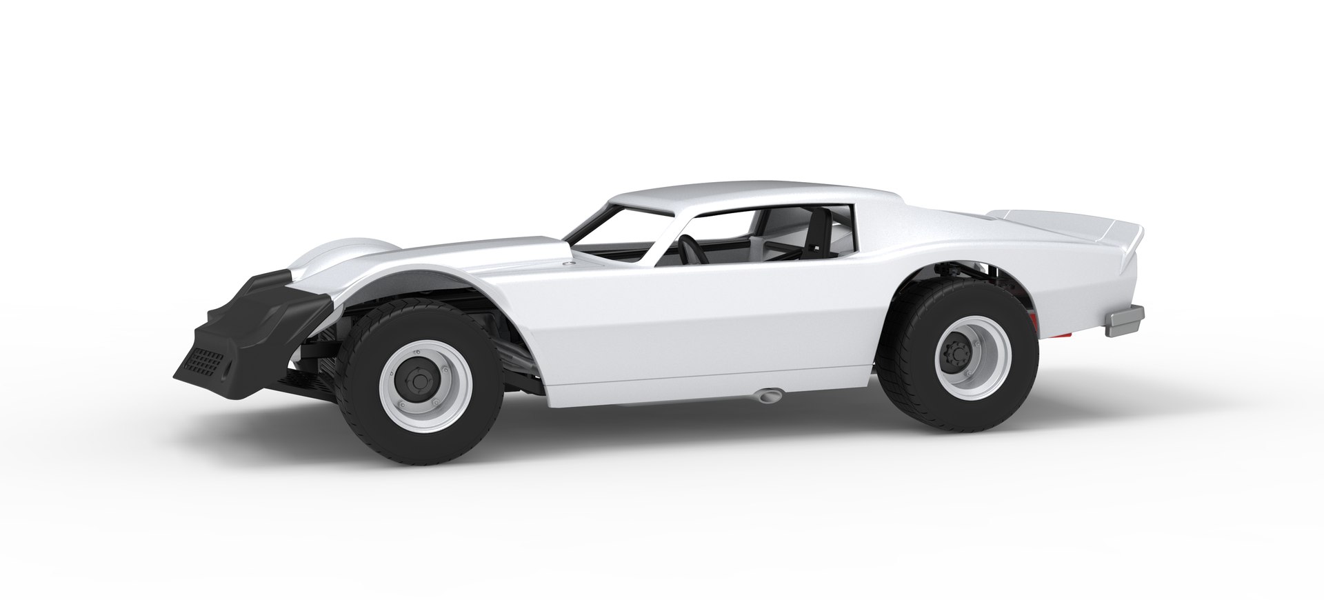 Vintage Dirt Late Model Race Car Version 3 Scale 1 To 25 3D Model ...