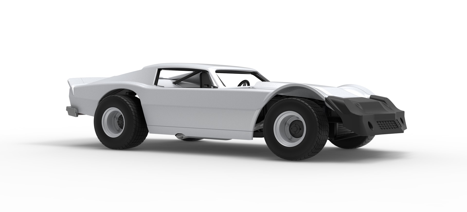 Vintage Dirt Late Model Race Car Version 3 Scale 1 To 25 3D Model ...