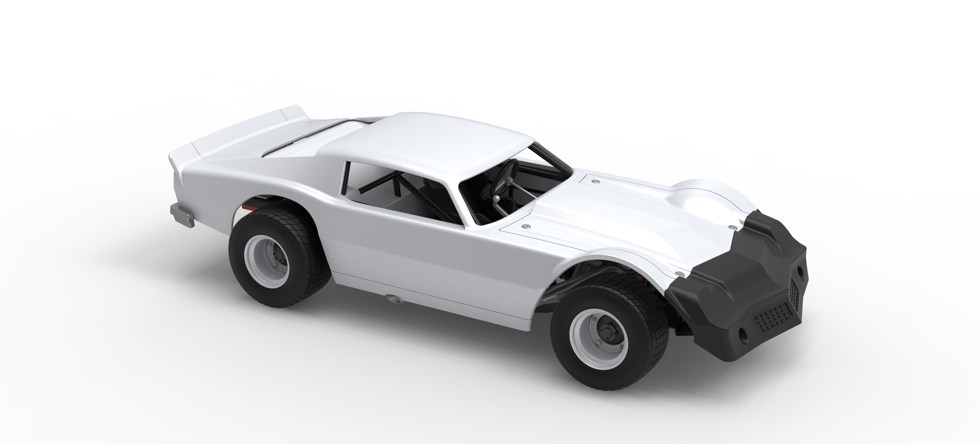 Vintage Dirt Late Model Race Car Version 3 Scale 1 To 25 3D Model ...