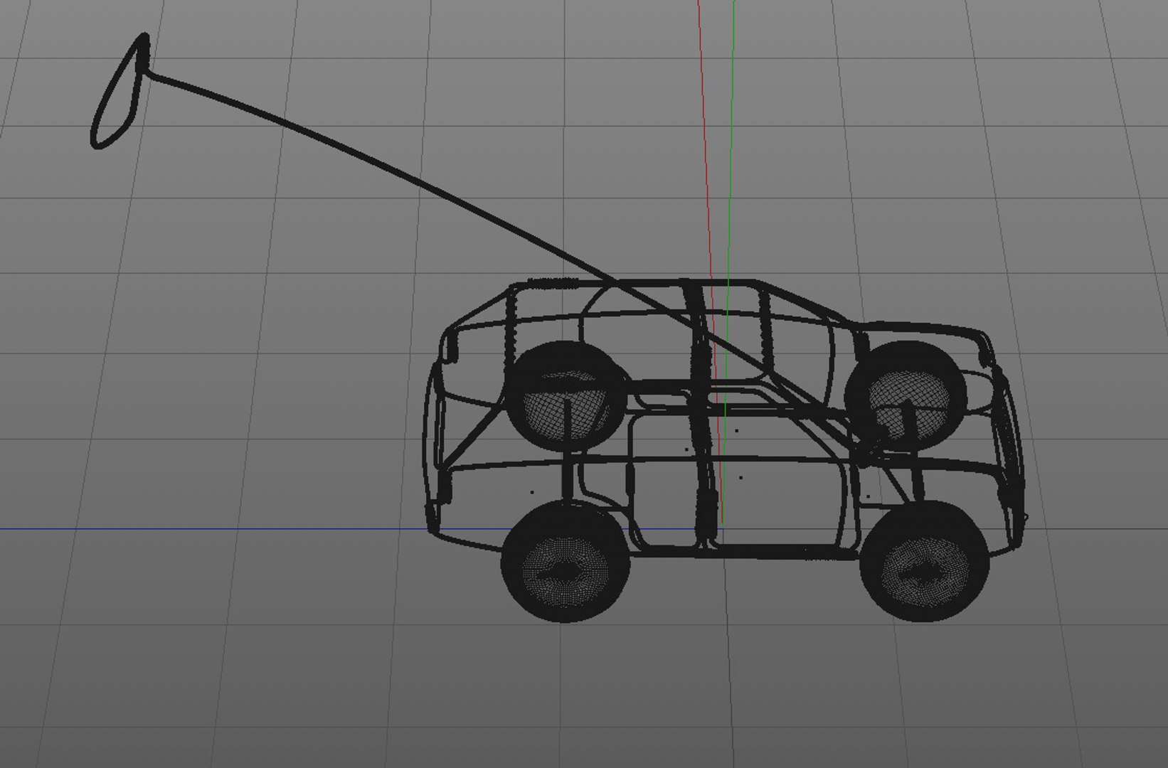 3D Wire Toy Car Model - TurboSquid 1460259