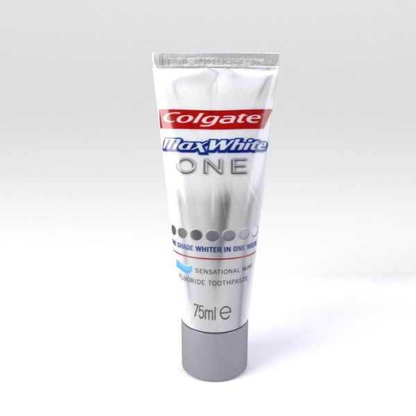 3d model colgate toothpaste
