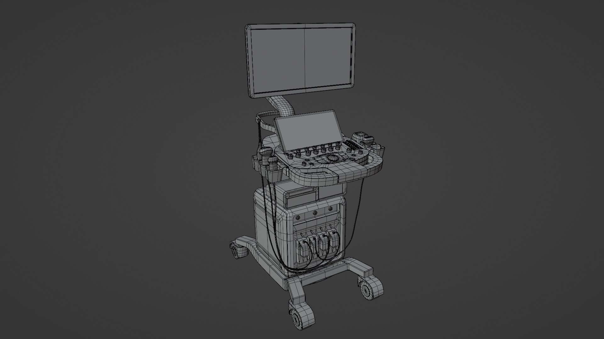 Ultrasound Machine 3D Model - TurboSquid 2175190