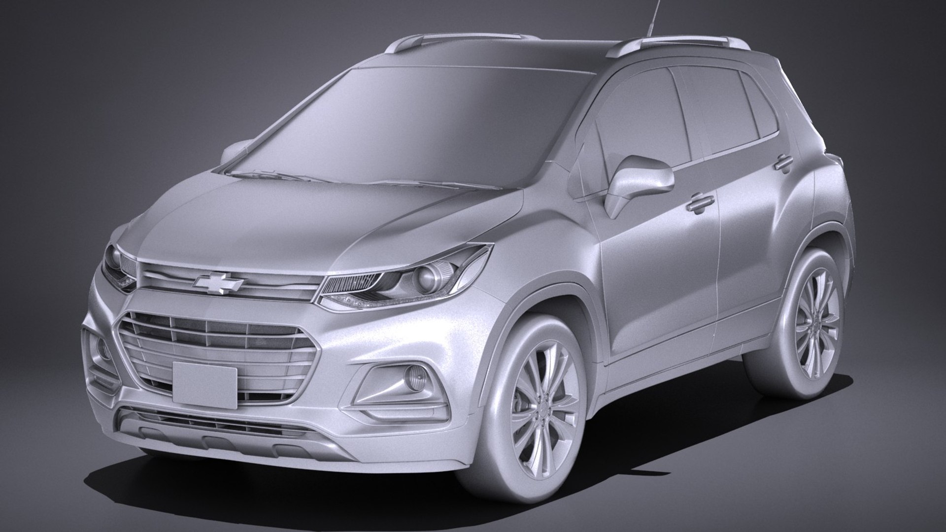Chevrolet Trax 2017 3d 3ds