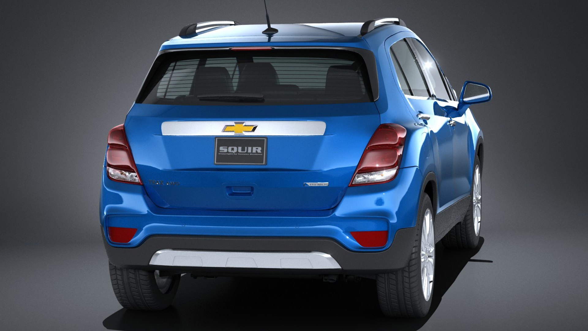 Chevrolet Trax 2017 3d 3ds