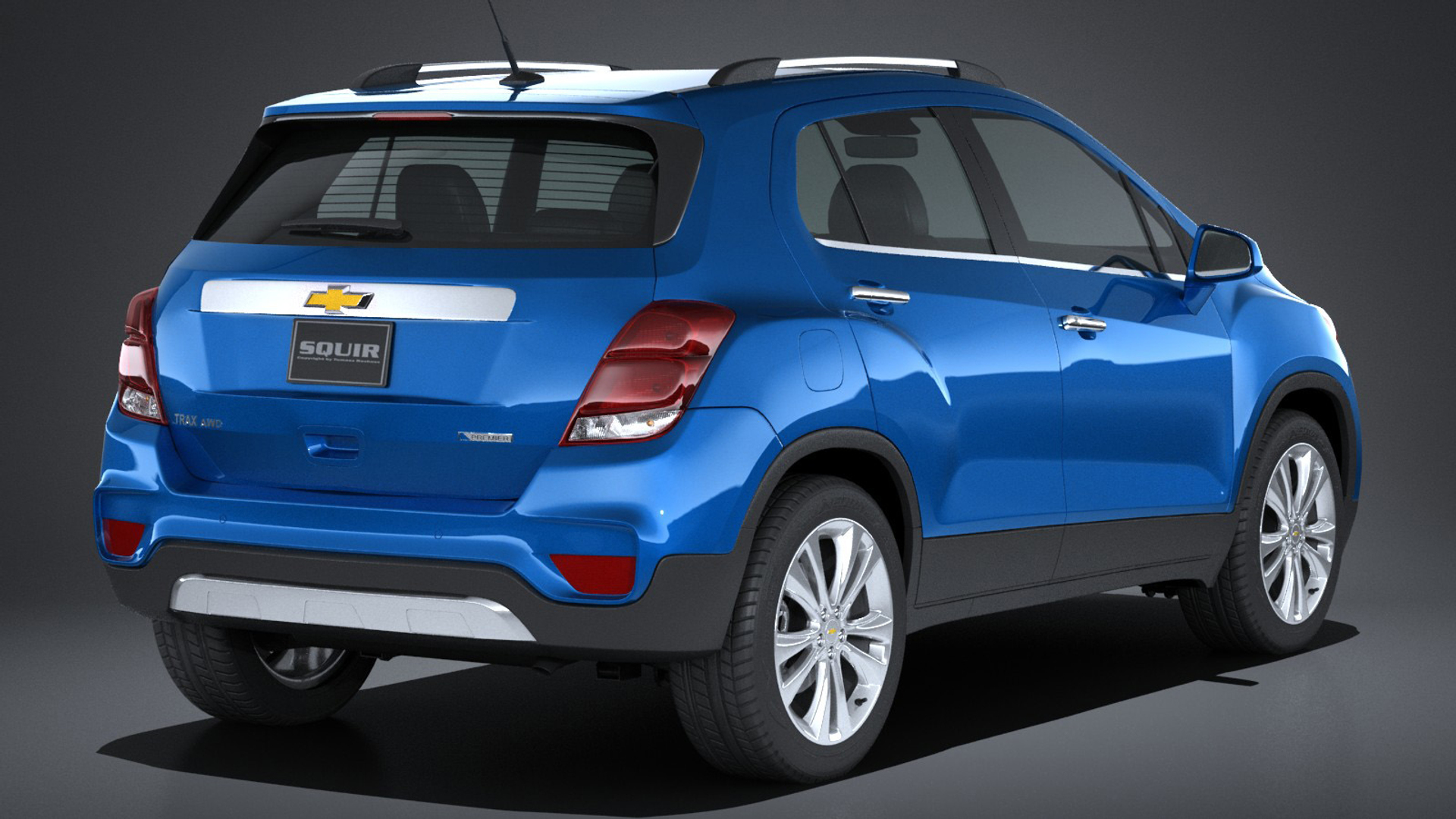 chevrolet trax 2017 3d 3ds