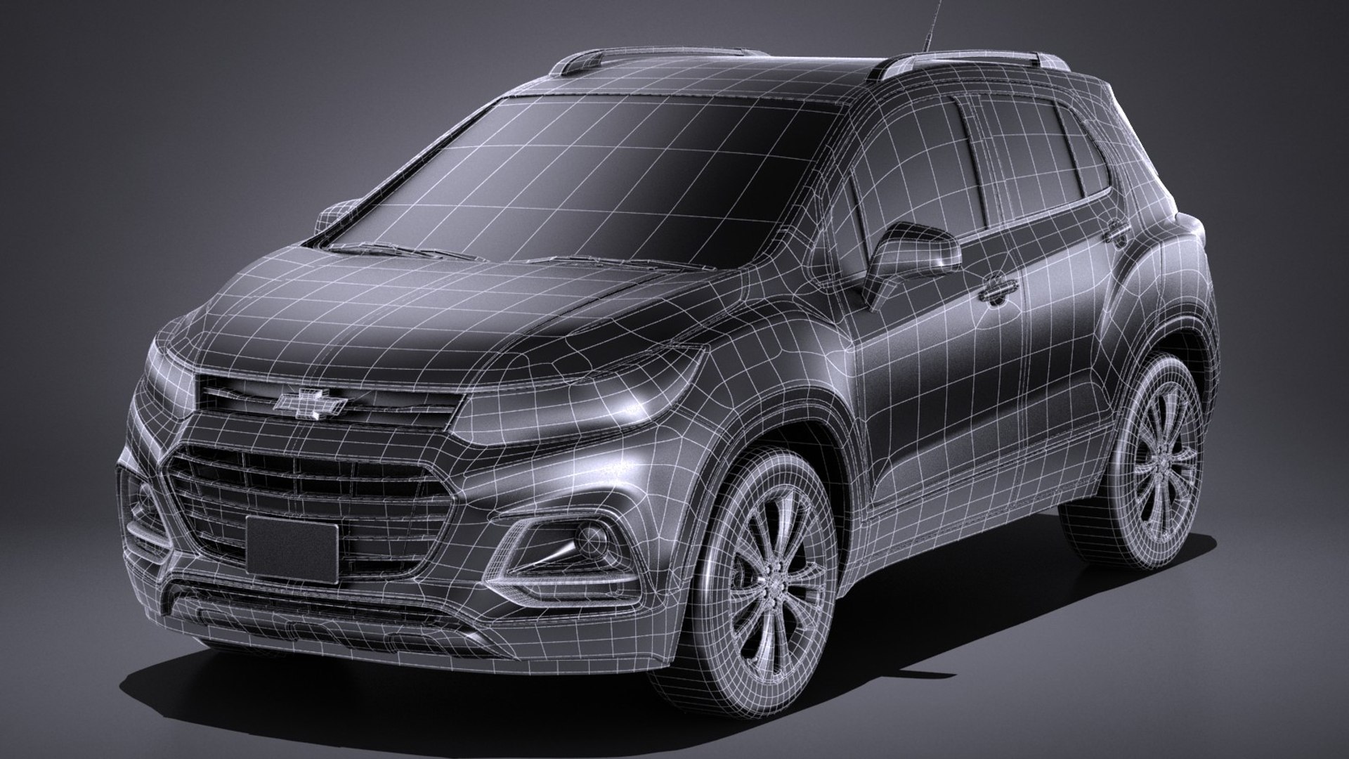 Chevrolet Trax 2017 3d 3ds