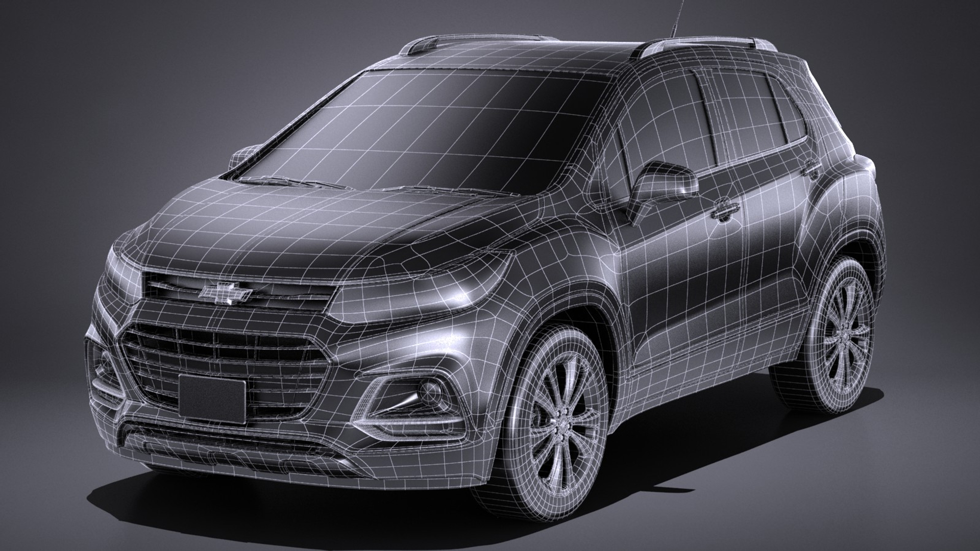 chevrolet trax 2017 3d 3ds