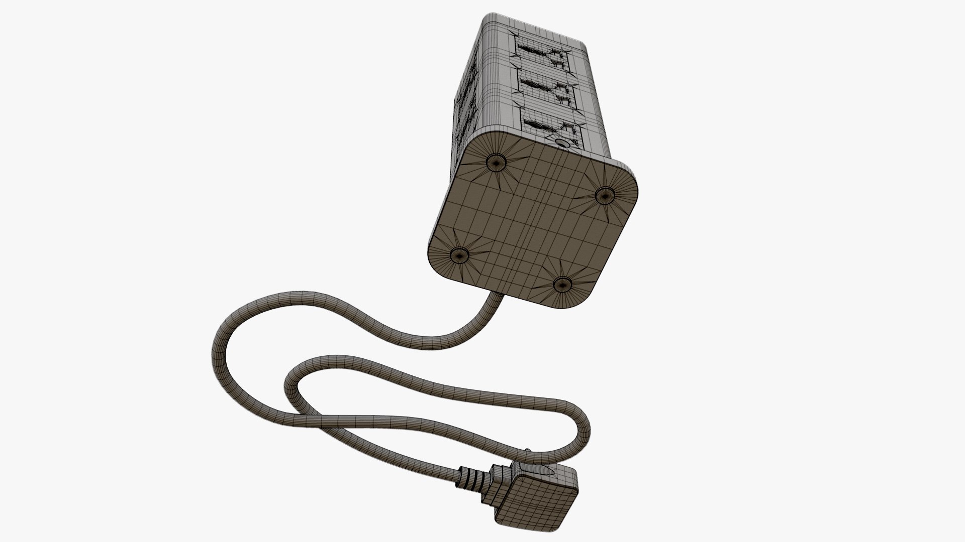 12-Way Tower Extension Lead 3D - TurboSquid 2114821