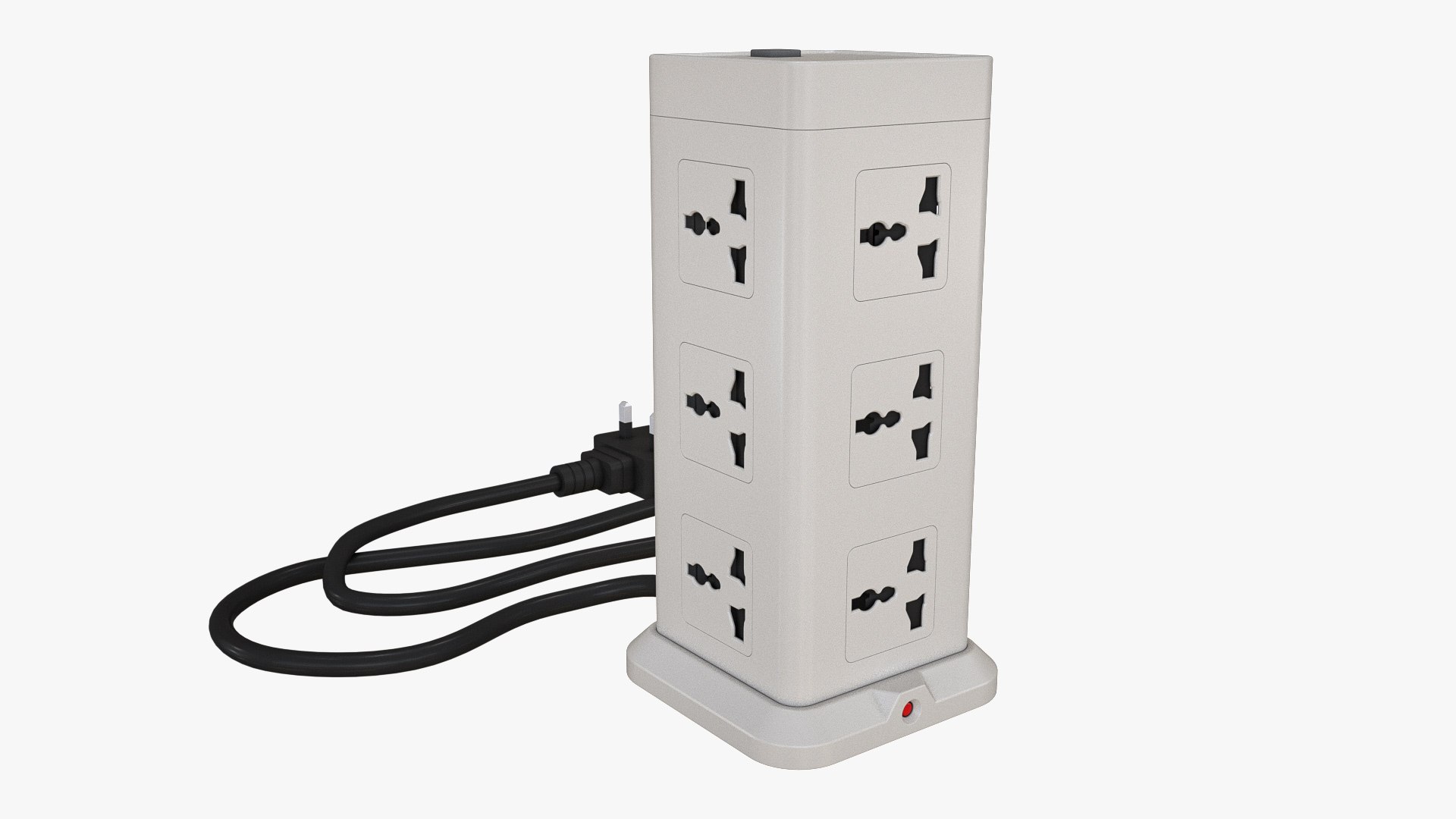 12-Way Tower Extension Lead 3D - TurboSquid 2114821