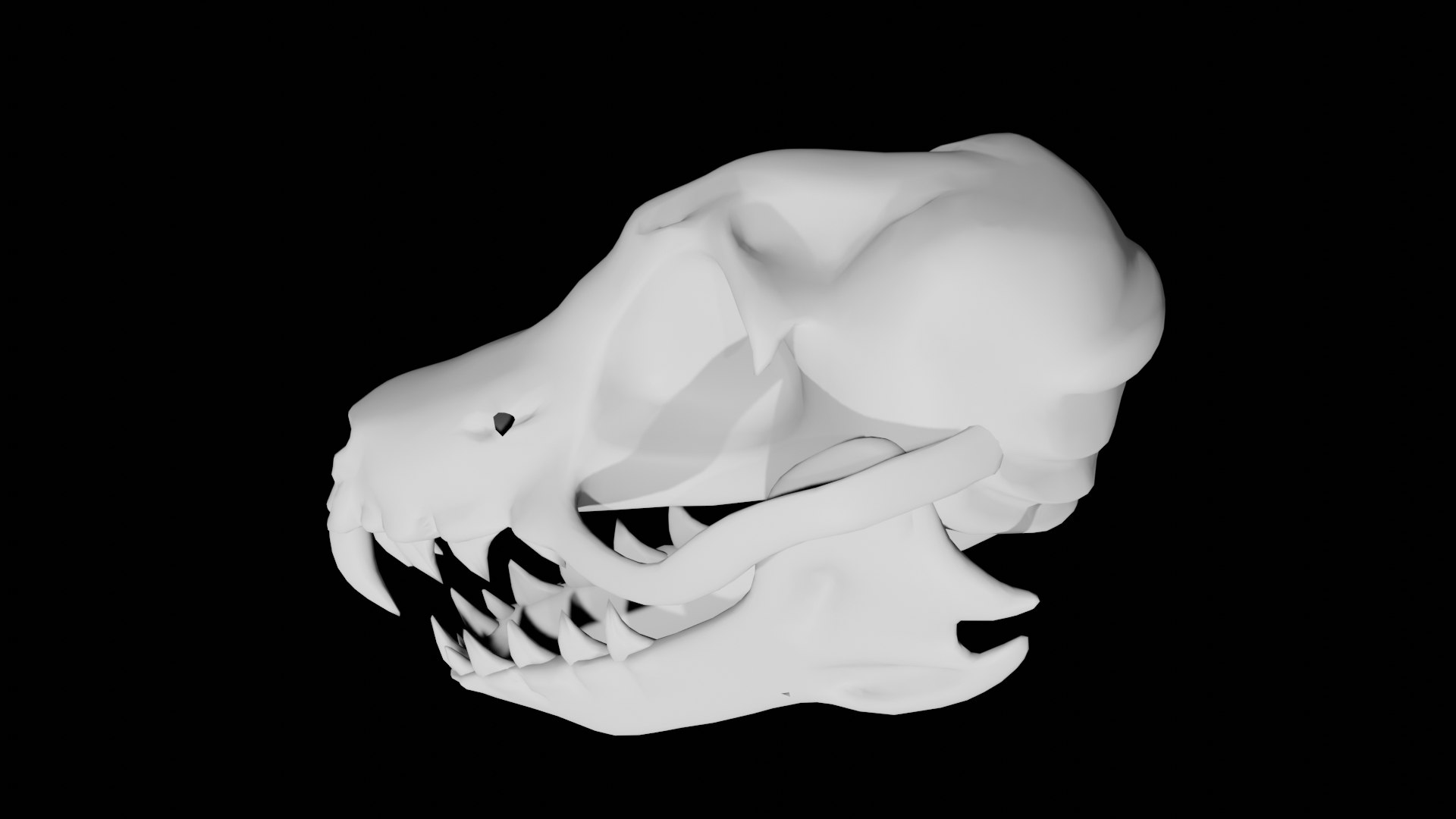 3D Rigged Bat Skull - TurboSquid 1839726