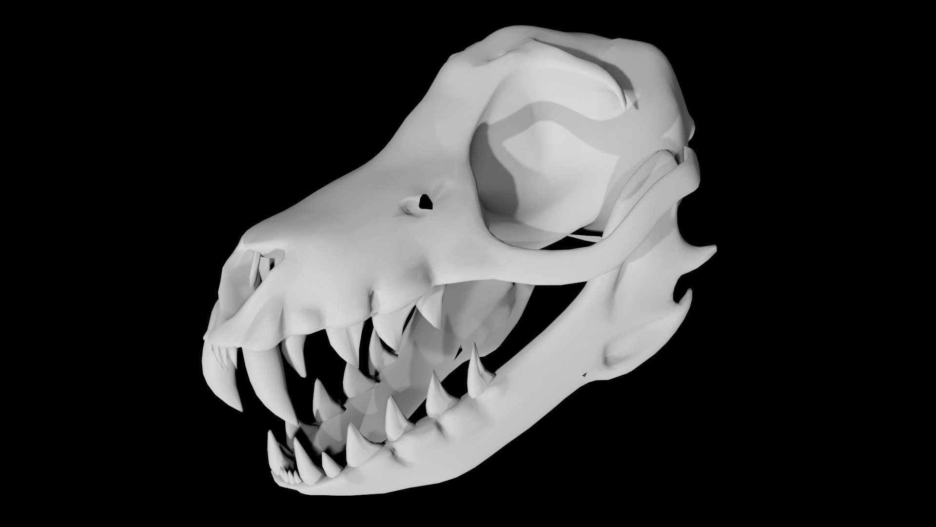 3D Rigged Bat Skull - TurboSquid 1839726