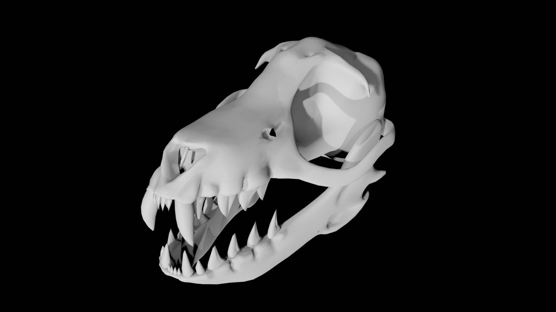 3D Rigged Bat Skull - TurboSquid 1839726