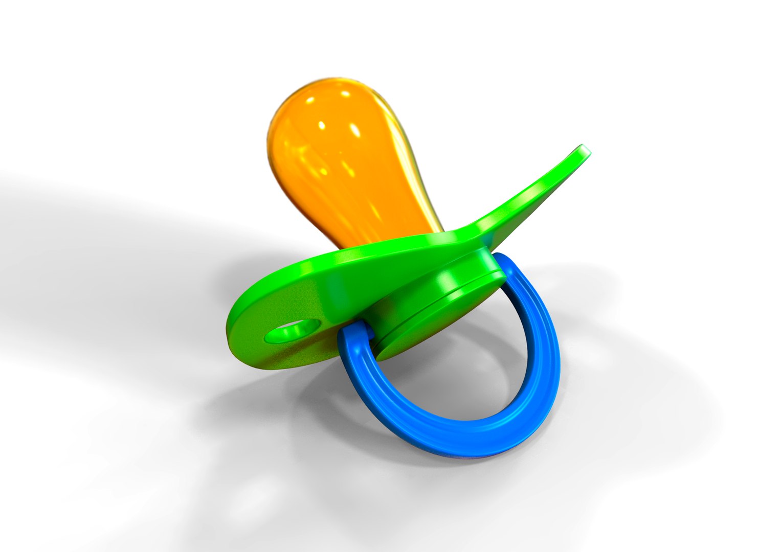 Realistic Pacifier Children 3D - TurboSquid 1358144