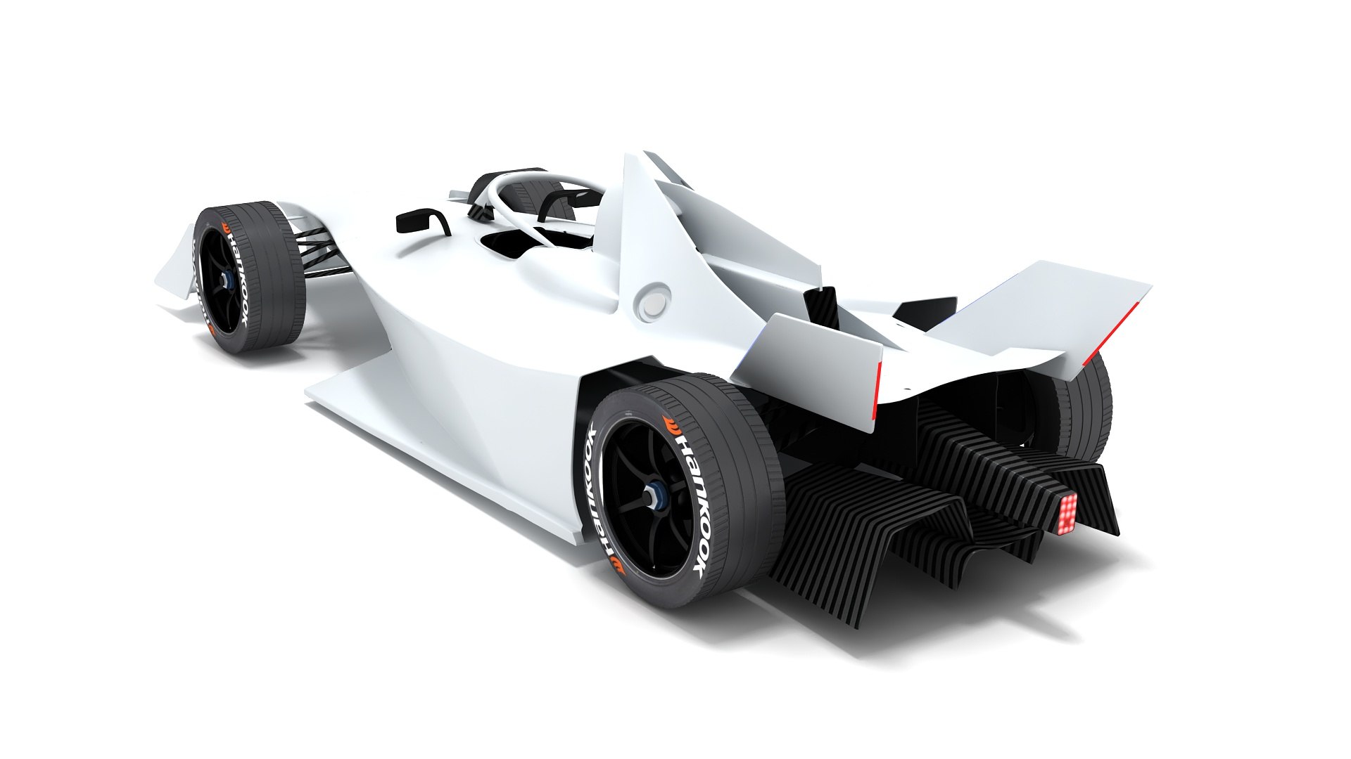 Gen3 Formula E Race Car Season 2022 - 2023 White Model - TurboSquid 2086070